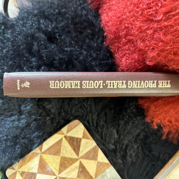 Hand Painted High Horn Brindle Cowhead Louis L'amar Western Book ...