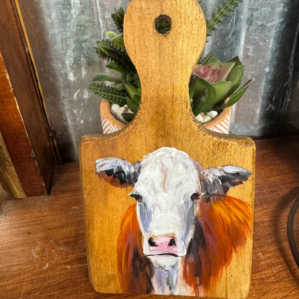 Hand Painted Hereford Breadboard Mini – Stepp West