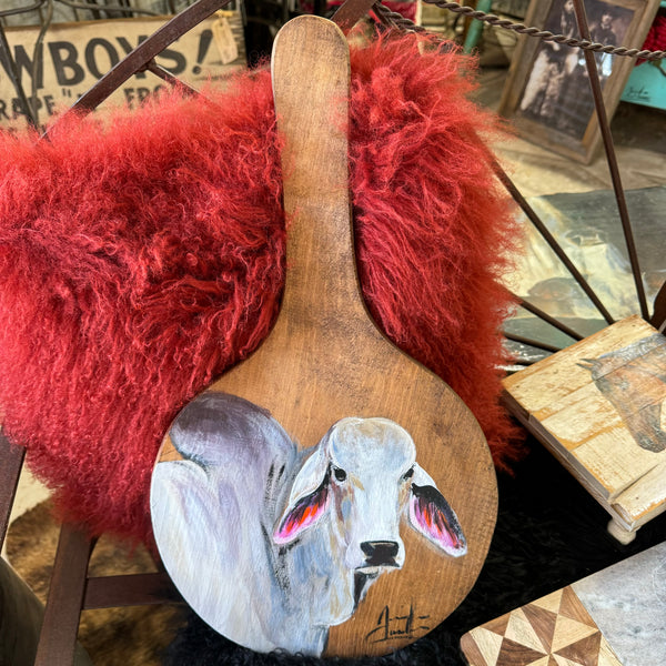 Hand Painted Brahman Breadboard Large – Stepp West