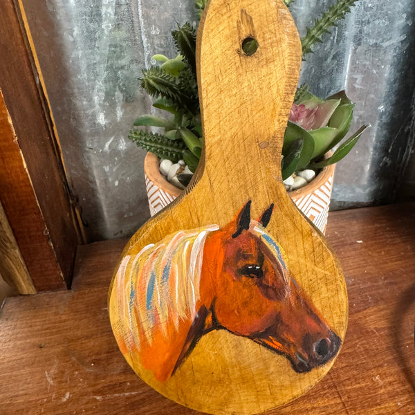 Hand Painted Sorrel Breadboard Mini – Stepp West