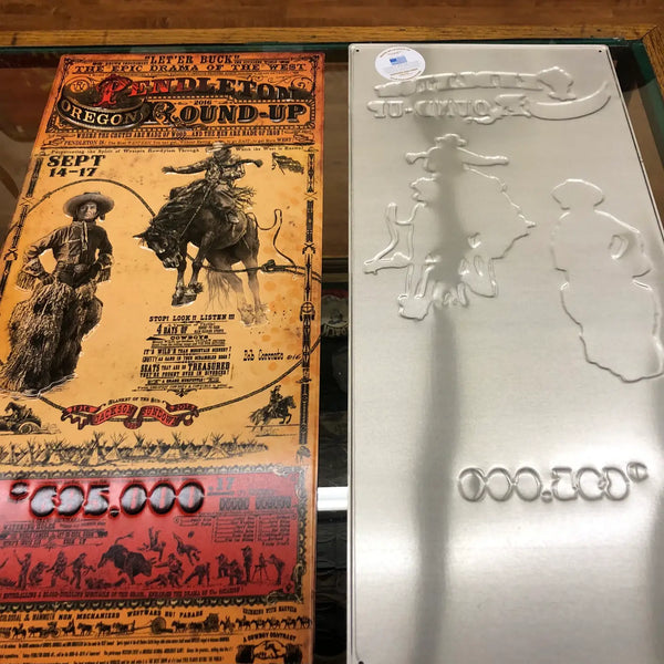 Pendleton Round Up Rodeo Tin Poster – Stepp West